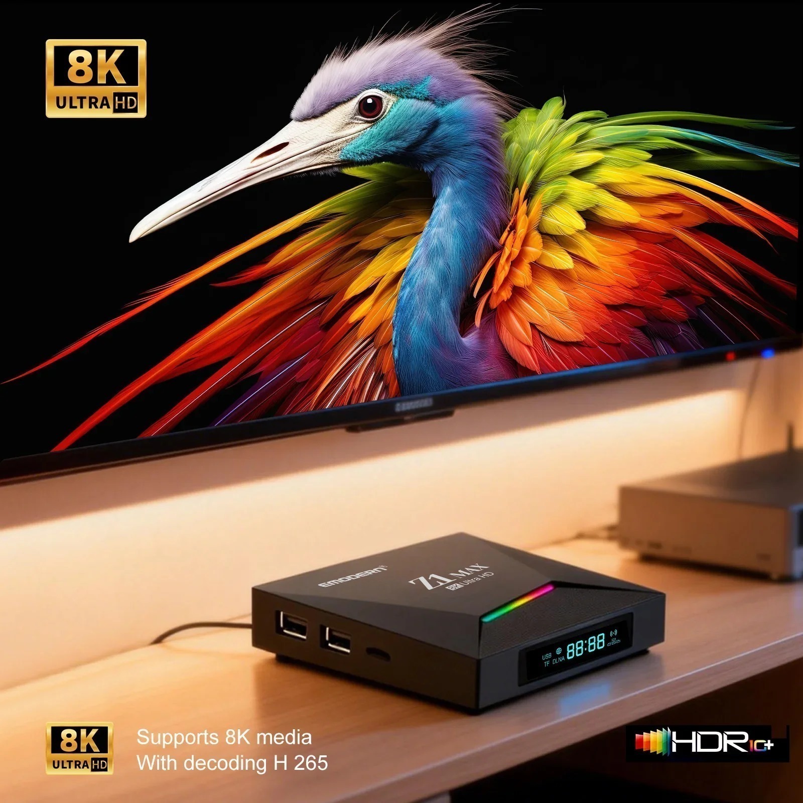 Смарт ТВ приставка Smart TV Box Z1 Max Android 15, 8gb+128g, Allwinner ...